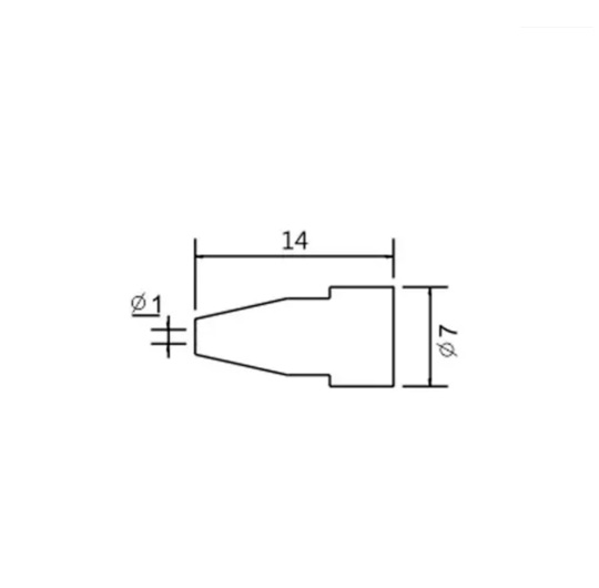 Soldering iron tip N5-6/ZD553 avg.1.0mm (ZD-8915)