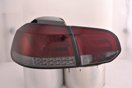 LED Stop svetla VOLKSWAGEN GOLF 6 Red-Smoke 05-09