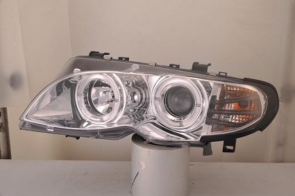 Angel Eye farovi BMW E46 4V Hrom 01-04 + MOTOR