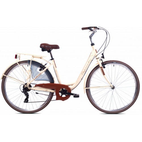 Bicikl City Bike Diana s 6 speed krem braon