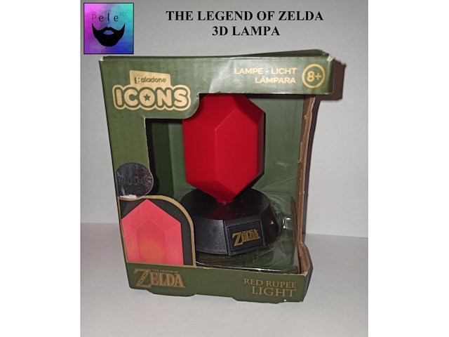 The Legend of Zelda 3D lampa - TOP PONUDA