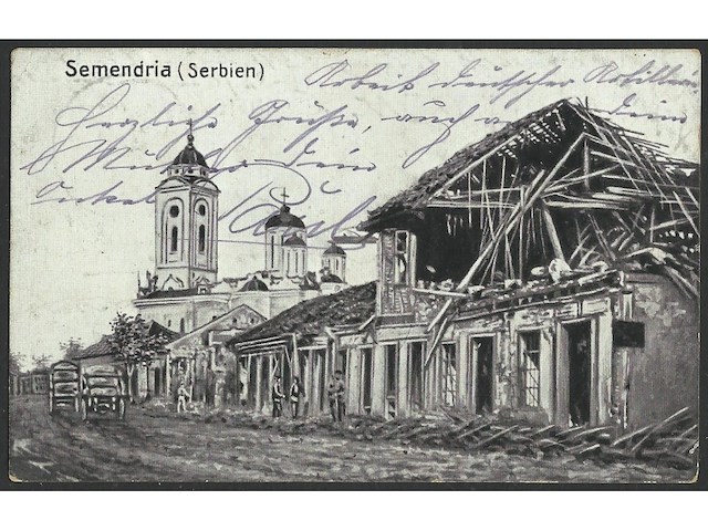smederevo - bombardovanje 1916 prvi svetski rat - crkva