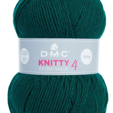 DMC KNITTY4 TAMNO ZELENA 100gr, dužina 280m