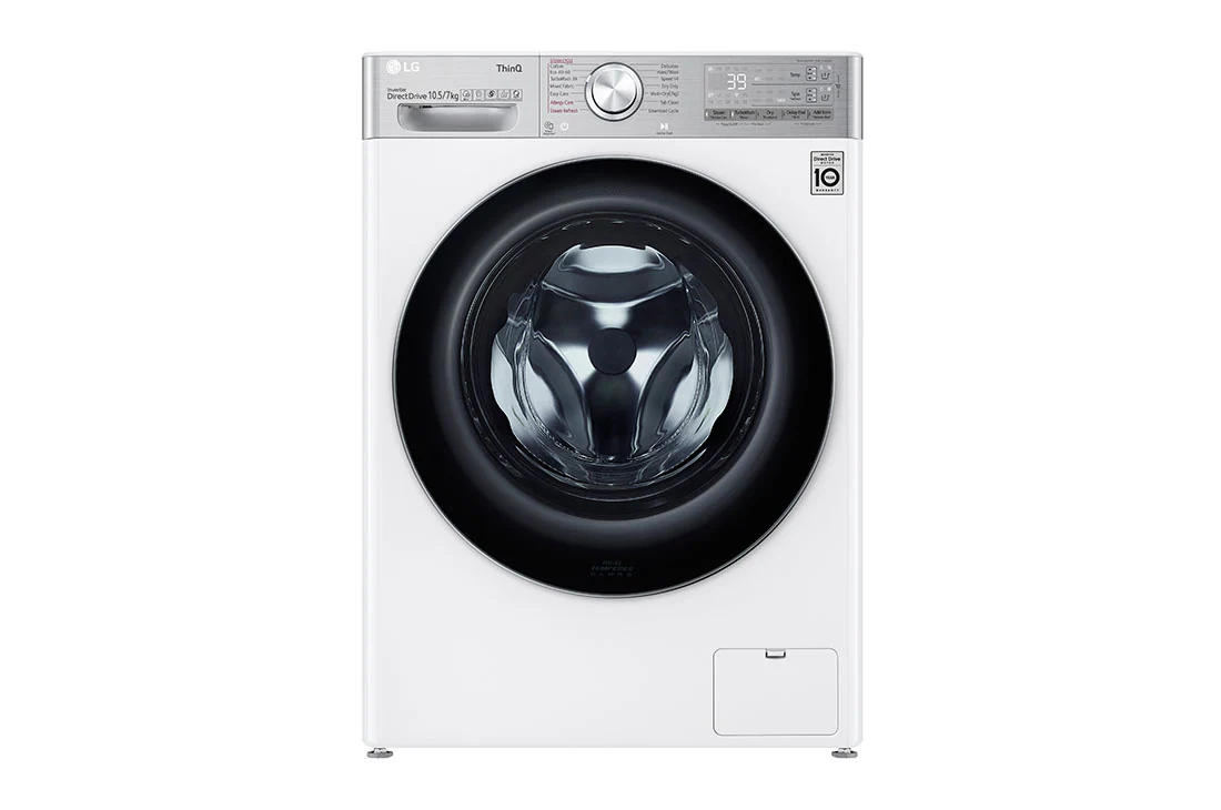 10,5/7 kg, max. 1400 obrtaja/min., Eco Hybrid™, Kombinovana mašina za pranje veša sa parom, TurboWash™360, AI DD™ tehnologija, WiFi funkcija