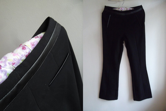 H&M poslovne duboke zvoncare pantalone, XS/34