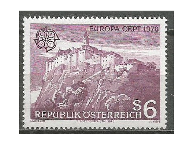 Austrija,Europa CEPT 1978.,čisto