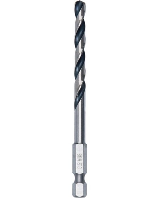 Bosch HSS spiralna burgija PointTeQ 5,5 mm sa šestougaonim HEX prihvatom pakovanje od 1 komada - 2608577527