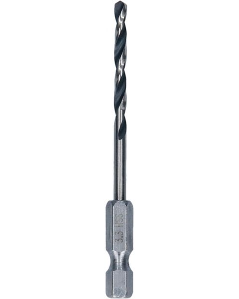 Bosch HSS spiralna burgija PointTeQ 3,3 mm sa šestougaonim HEX prihvatom pakovanje od 1 komada - 2608577521