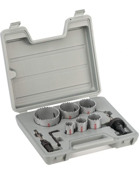 Bosch 9-delni set testera za otvore HSS-bimetal 22; 29; 35; 44; 51; 64 mm - 2607018389