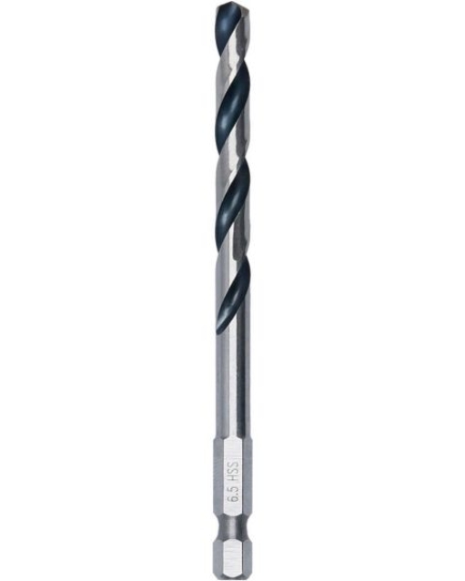 Bosch HSS spiralna burgija PointTeQ 6,5 mm sa šestougaonim HEX prihvatom pakovanje od 1 komada - 2608577529