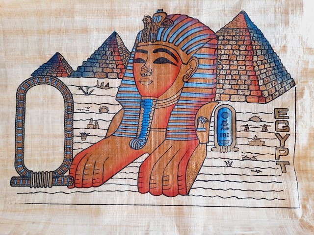 Papirus iz Egipta sfinga