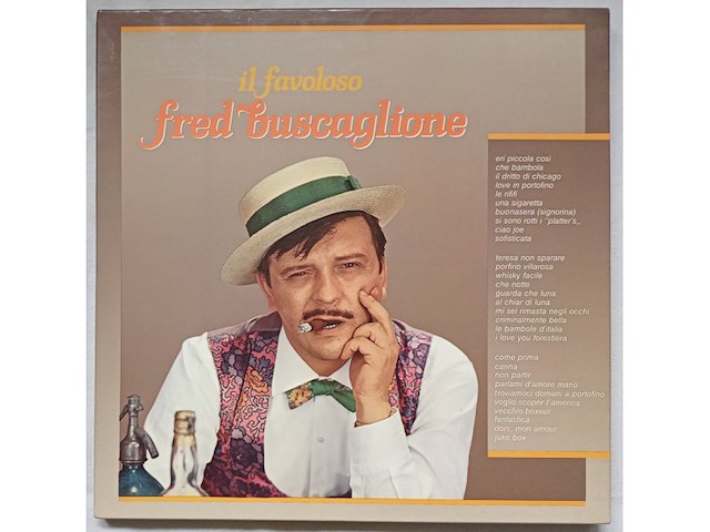 FRED BUSCAGLIONE - 3LP Box IL FAVOLOSO (Mint!!)