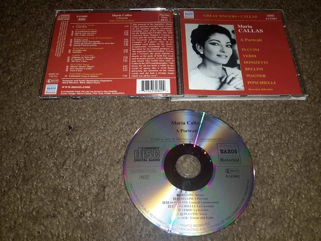 Maria Callas - A portrait , ORIGINAL