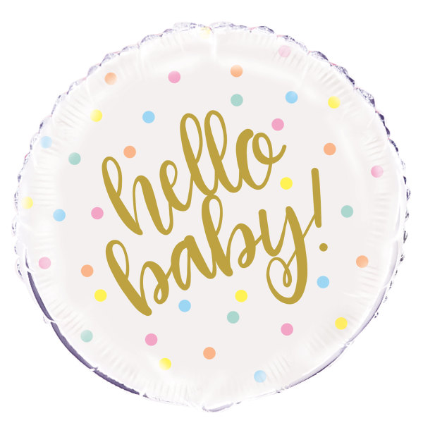 73537U
18″ Foil Hello Baby