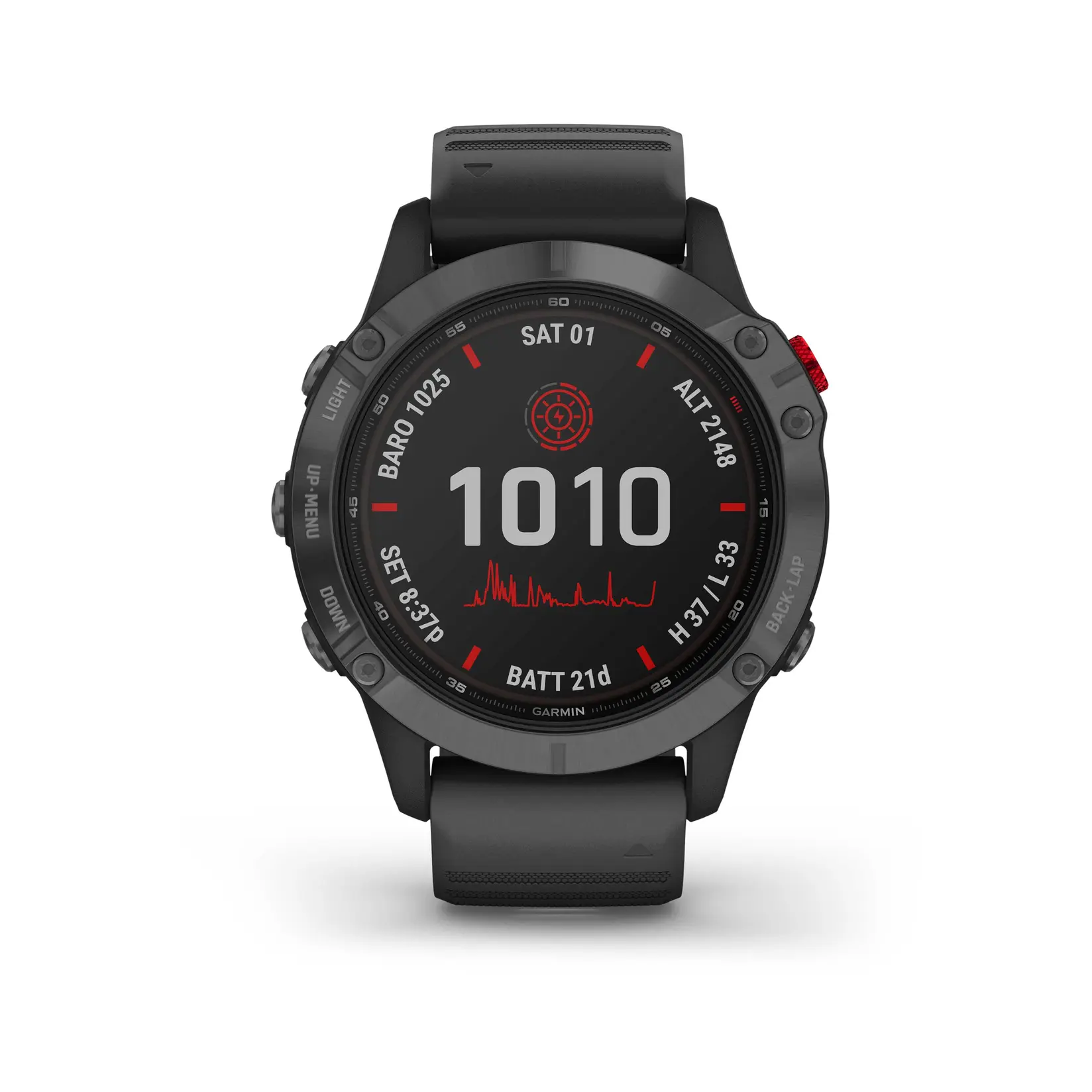 GARMIN Pametni sat Fenix 6 Pro Solar crni