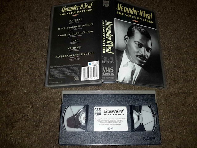 Alexander O`Neal - The voice on video VHS