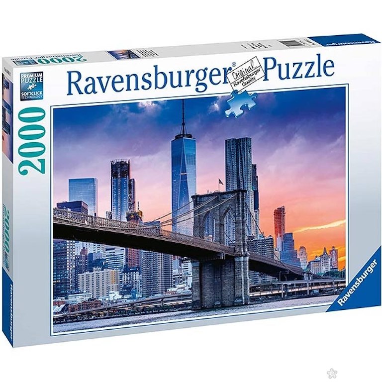 Ravensburger puzzle (slagalice) - Skyline New York RA16011