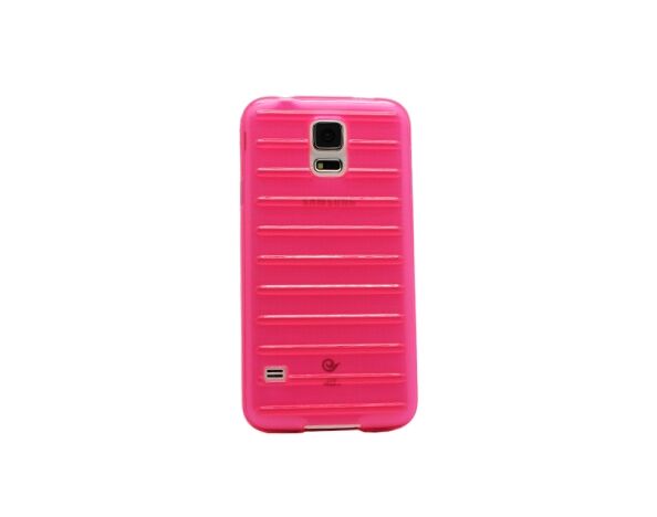 Silikonska futrola Rib - Samsung I9600 S5/G900 pink