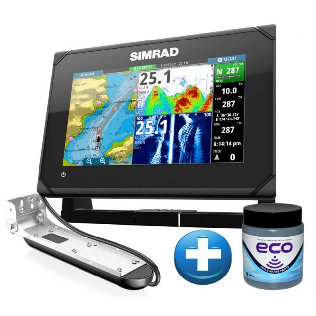 SIMRAD ECHO/GPS GO-7 XSE SA TOTALSCAN SONDOM + BESPLATNO MARLIN ECO ANTIFOULING