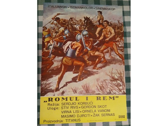 plakat ROMUL I REM