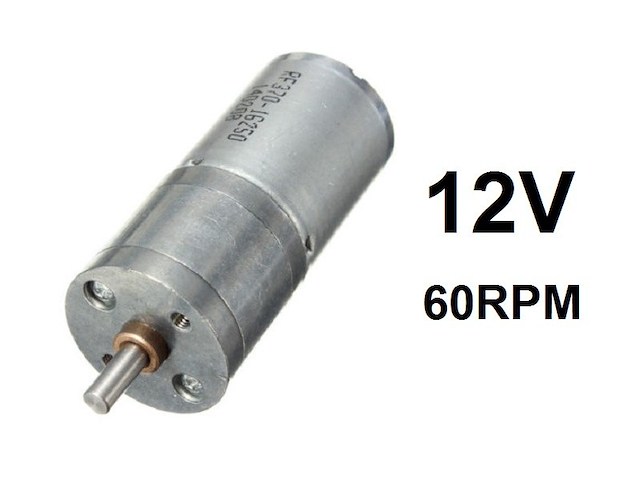 Elektromotor sa reduktorom - 12V - 60RPM