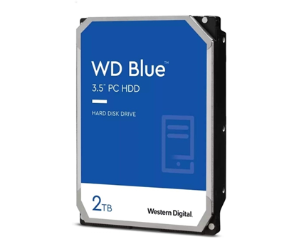 WD 2TB 3.5" SATA III 256MB 7.200rpm WD20EZBX Blue