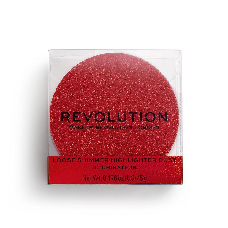 Hajlajter u prahu MAKEUP REVOLUTION Precious Stone Loose Highlighter 5g Ruby Crush