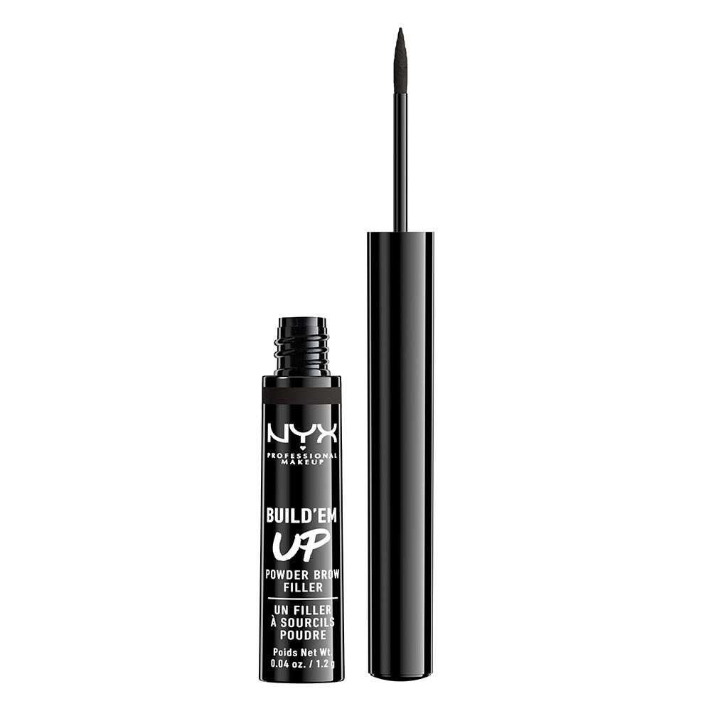 Puder za popunjavanje obrva NYX Professional Makeup Build’Em Up BUBP 1.2g Black BUBP08