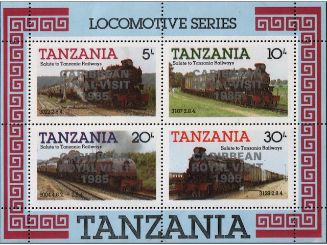 kt463z  10.feb1986  Tanzania  MiBlA52 **