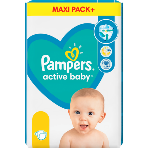 Pampers Active-Baby JPM Maxi-Pack+