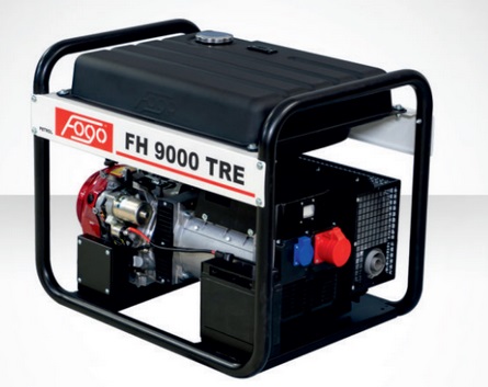 FOGO agregat FH 9000 TRE, 8.5kVA, 400V/230V, rezervoar 45L, elektro start, DVR, honda motor benzin