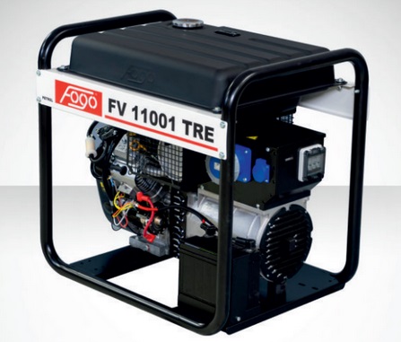 FOGO agregat FV 11001TRE, 10.5kW, 230V, DVR, rezervoar 45L, elektro start, B&S motor benzin