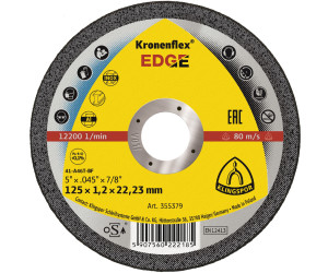 Klingspor rezna ploča 125x1,2x22,23mm ravan EDGE