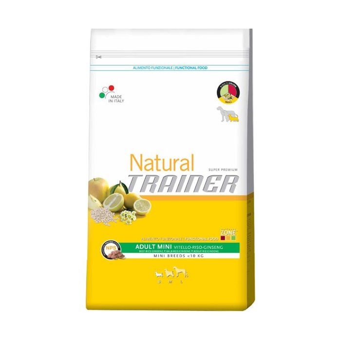 Trainer Natural Adult Mini Govedina, Pirinač & Ginseng