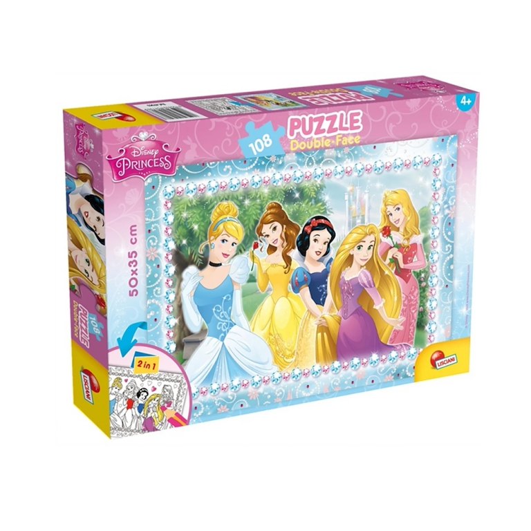 PUZZLE SLAGALICE 108 DELOVA PRINCESS LISCIANI