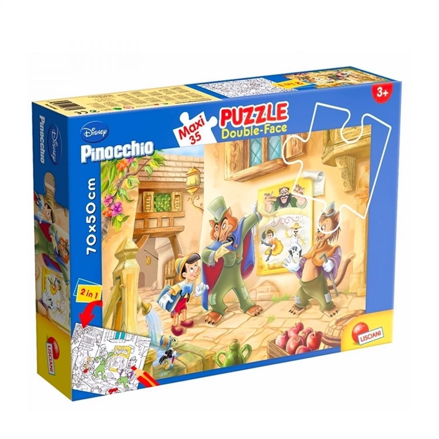 PUZZLE SLAGALICE 35 DELOVA MAXI PINOKIO LISCIANI