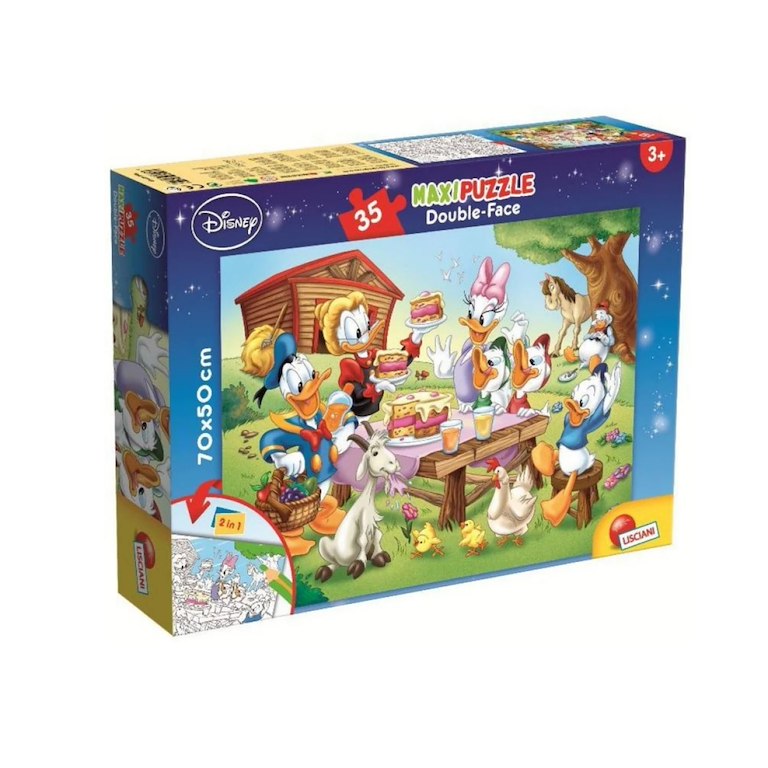 PUZZLE SLAGALICE 35 DELOVA MAXI PAJA PATAK LISCIANI