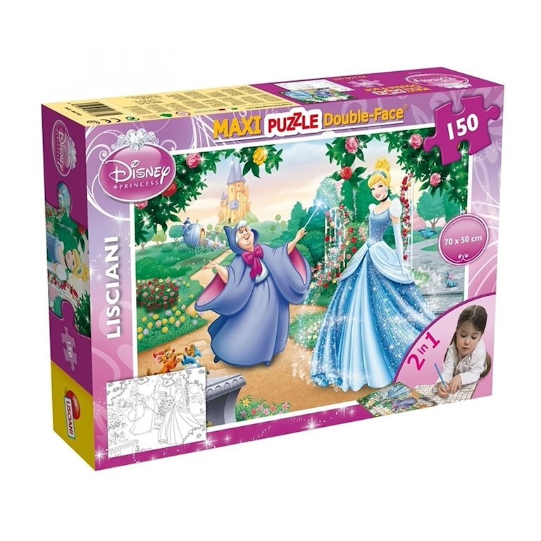 PUZZLE SLAGALICE 150 DELOVA MAXI PRINCESS LISCIANI