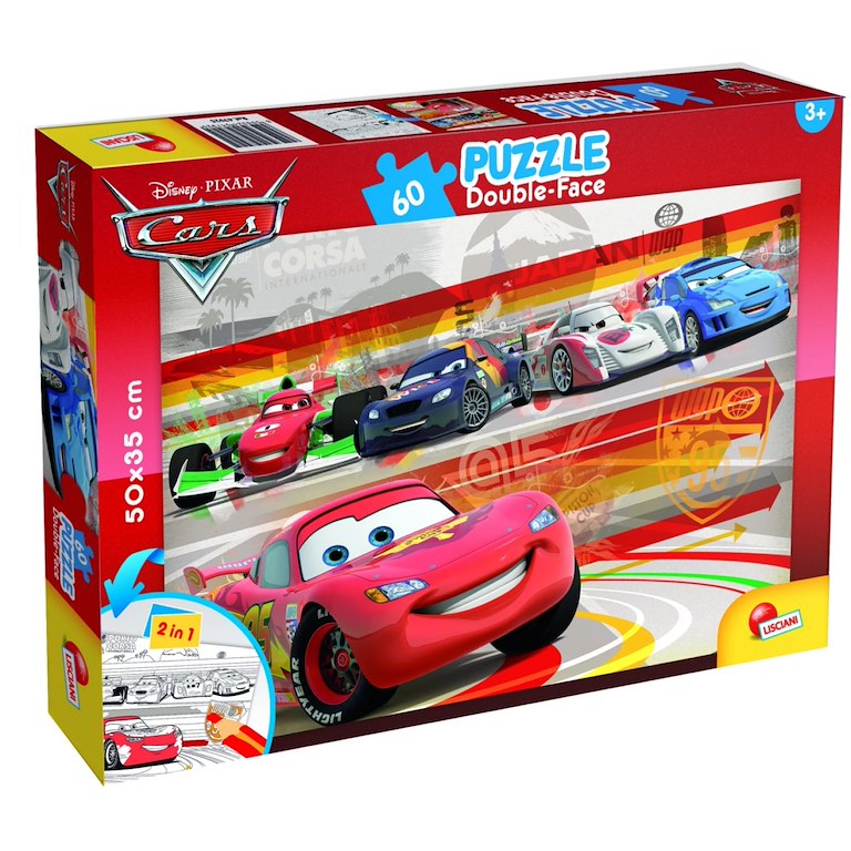 PUZZLE SLAGALICE 60 DELOVA CARS LISCIANI