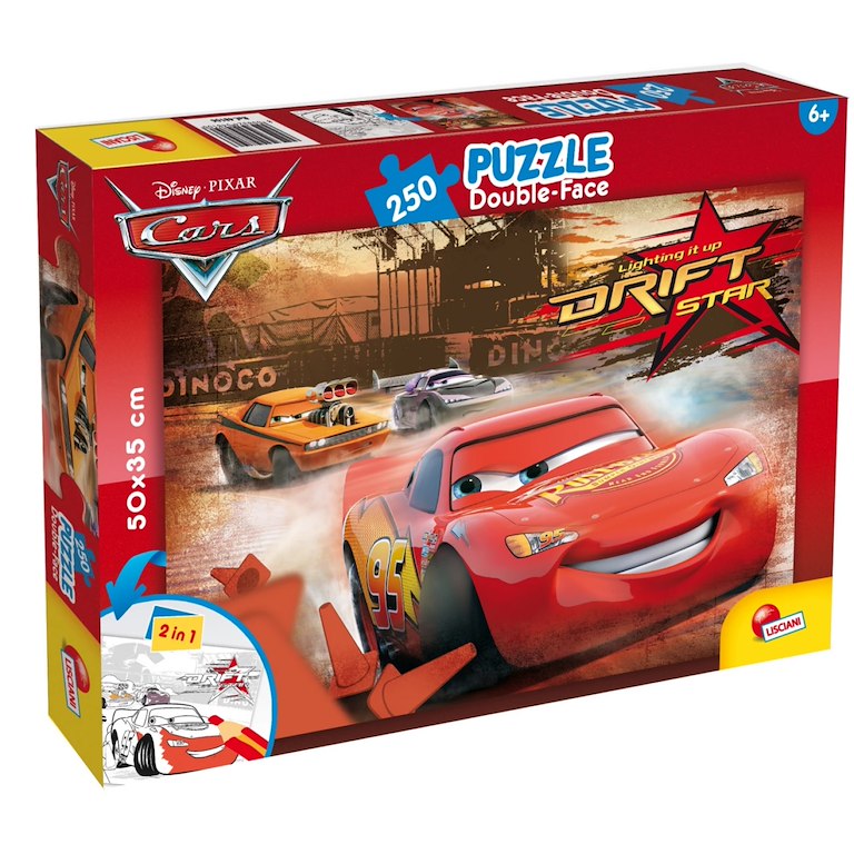 PUZZLE SLAGALICE 250 DELOVA CARS LISCIANI