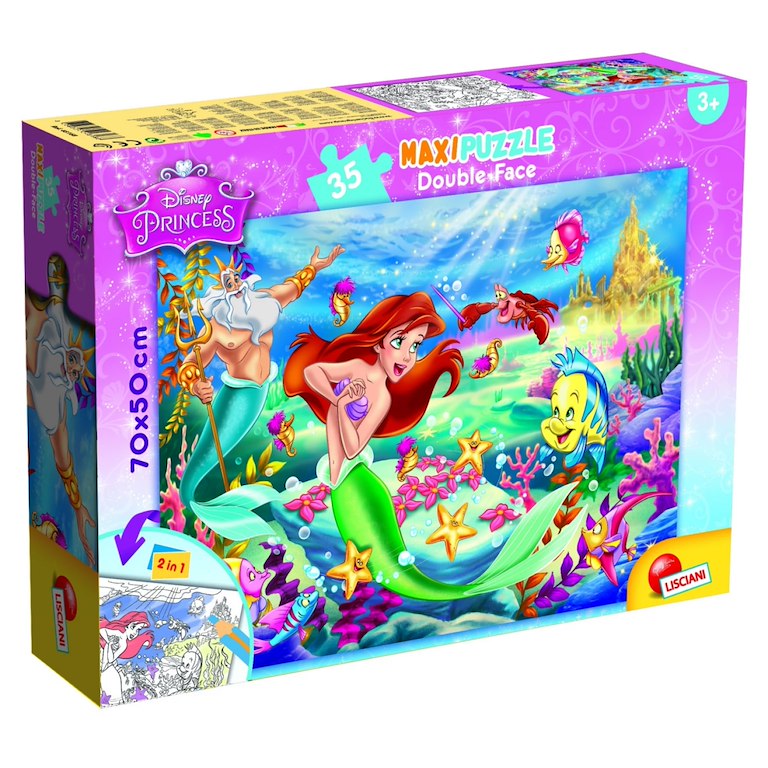 PUZZLE SLAGALICE 35 DELOVA MAXI MALA SIRENA LISCIANI