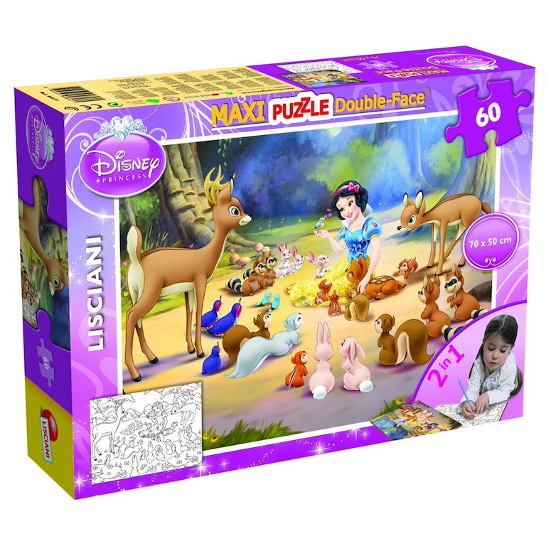 PUZZLE SLAGALICE 60 DELOVA MAXI SNEZANA I 7 PATULJAKA LISCIANI