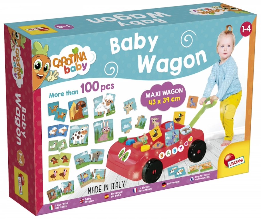 LISCIANI CAROTINA EDUKATIVNO VOZILO BABY WAGON