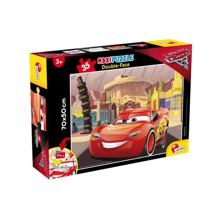 PUZZLE SLAGALICE 35 DELOVA MAXI CARS 3 GO! GO! GO! LISCIANI