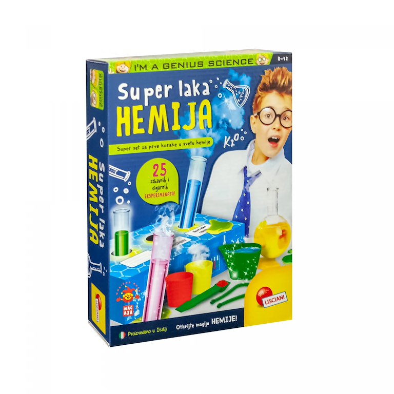 LISCIANI MALI GENIJE EDUKATIVNI SET SUPER LAKA HEMIJA