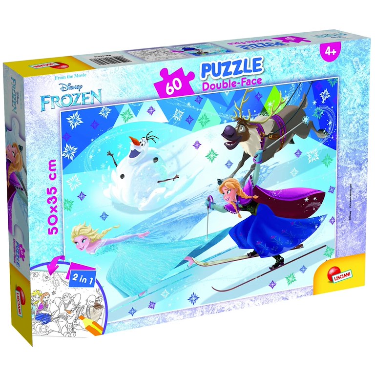 PUZZLE SLAGALICE 60 DELOVA FROZEN LISCIANI