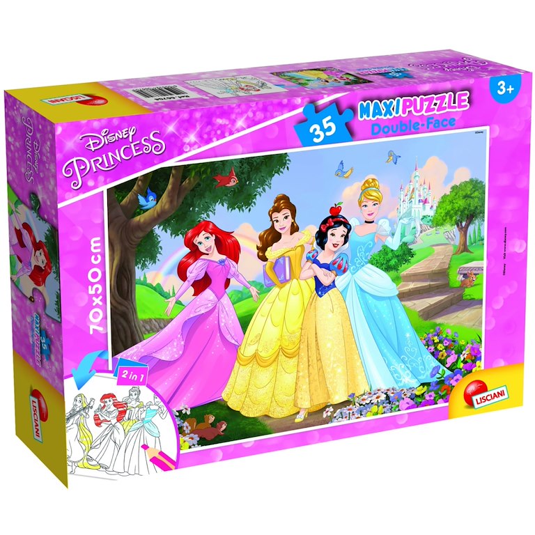 PUZZLE SLAGALICE 35 DELOVA MAXI PRINCESS LISCIANI