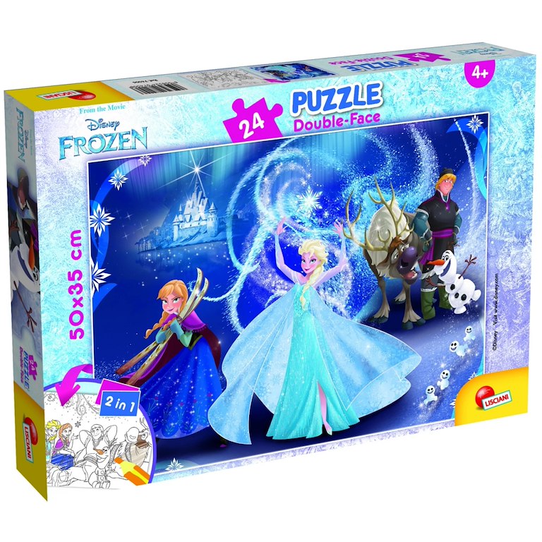 PUZZLE SLAGALICE 24 DELOVA FROZEN LISCIANI