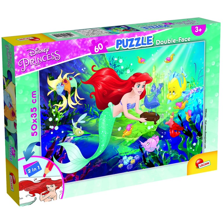 PUZZLE SLAGALICE 60 DELOVA MALA SIRENA LISCIANI