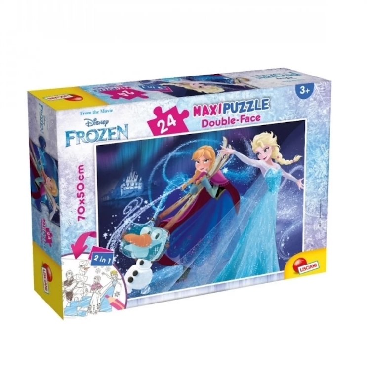 PUZZLE SLAGALICE 24 DELOVA MAXI FROZEN LISCIANI